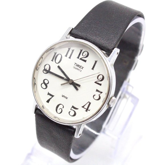 Timex | Accessories | Vintage Timex Watch Unisex Silver Tone Stainless ...